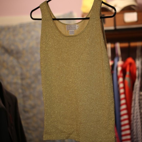 Tops | Doncaster Top Medium Gold | Poshmark